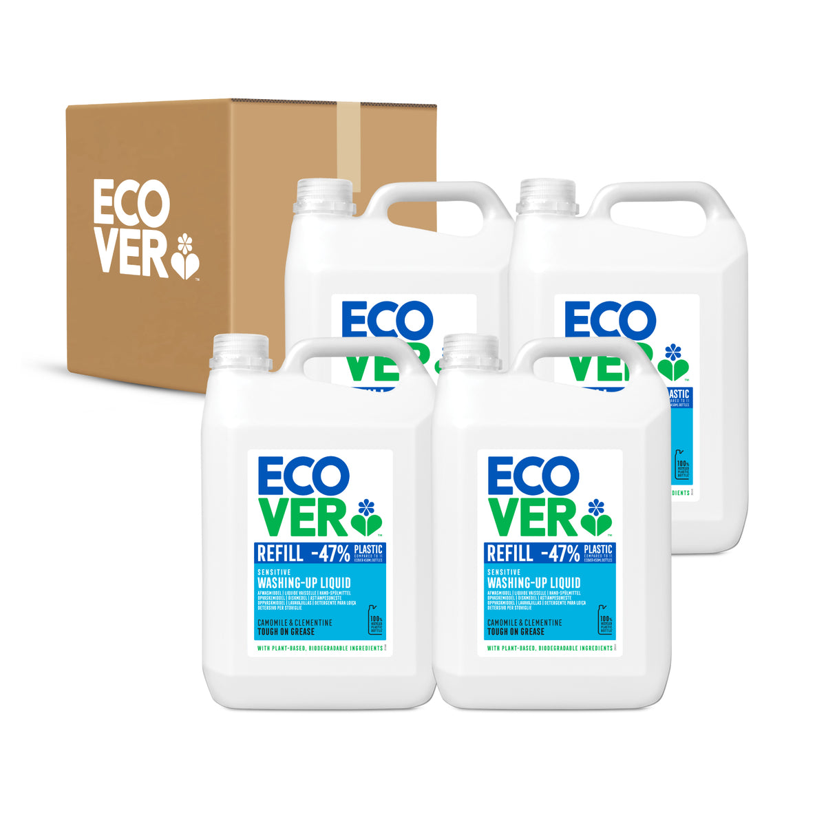 Ecover Washing up Liquid 5L - Chamomile & Clementine | ShopCorlison