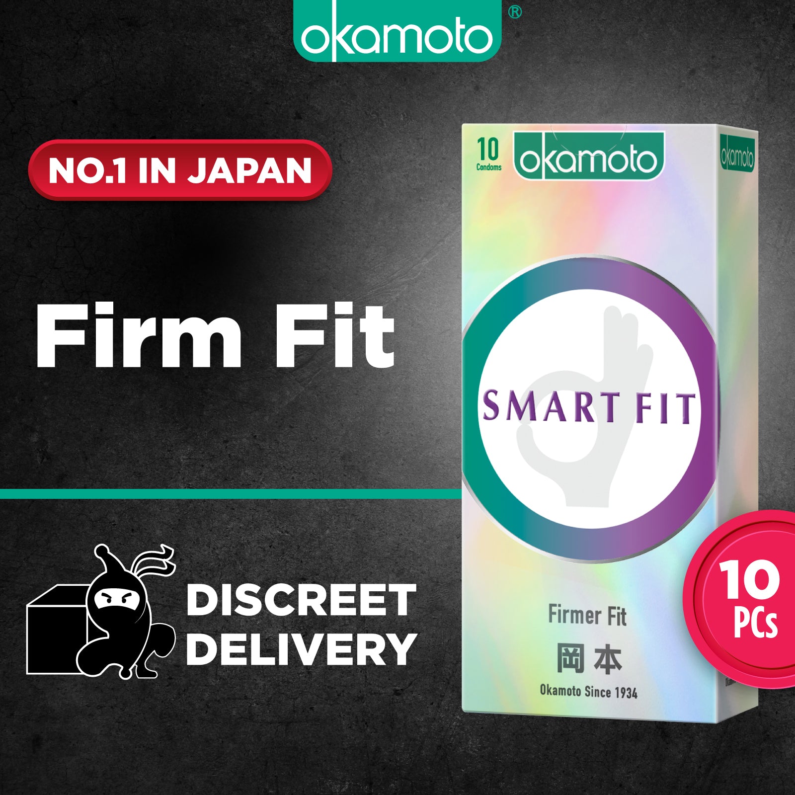 Okamoto OK Smart Fit Condoms 10s | ShopCorlison