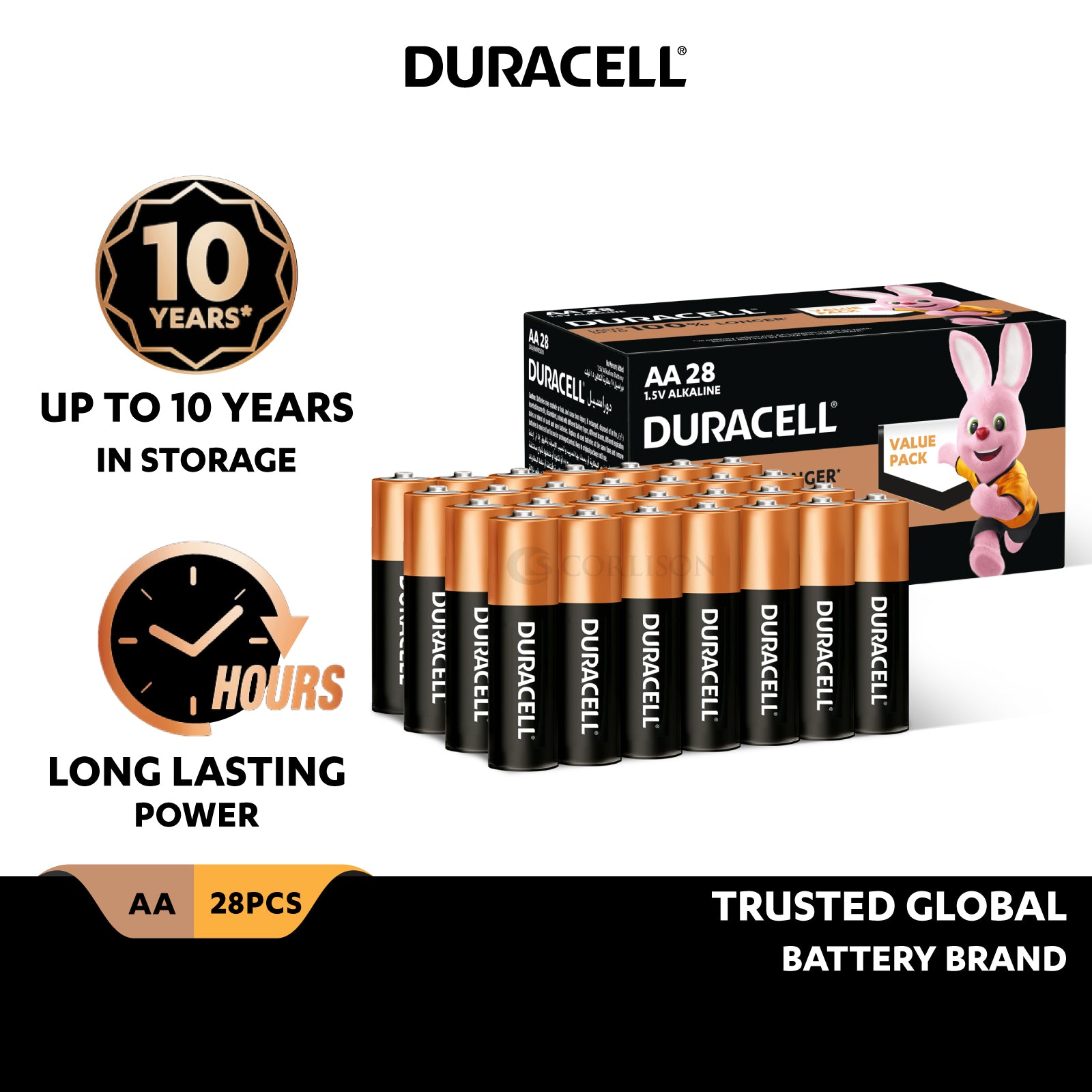 Duracell Alkaline AA Batteries | ShopCorlison Singapore