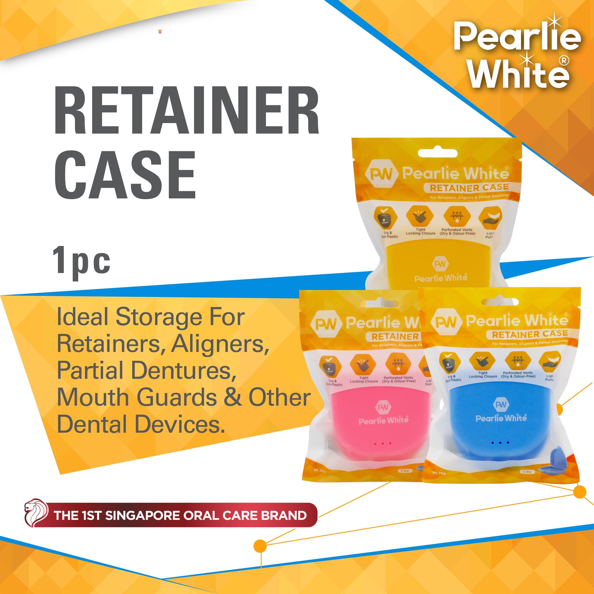 Buy Pearlie White Retainer Case | ShopCorlison Singapore