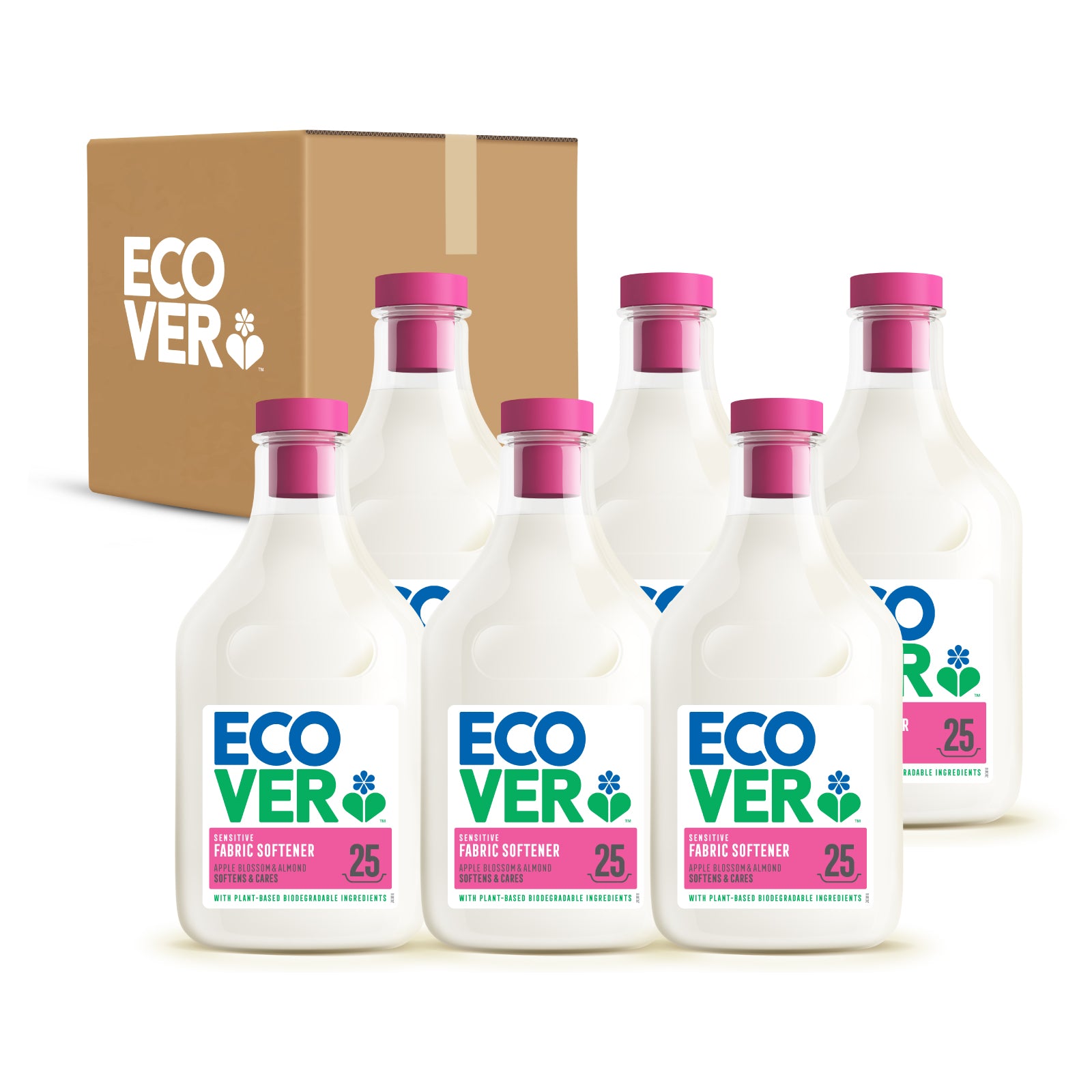 Ecover Fabric Softener 750ml - Apple Blossom & Almond | ShopCorlison