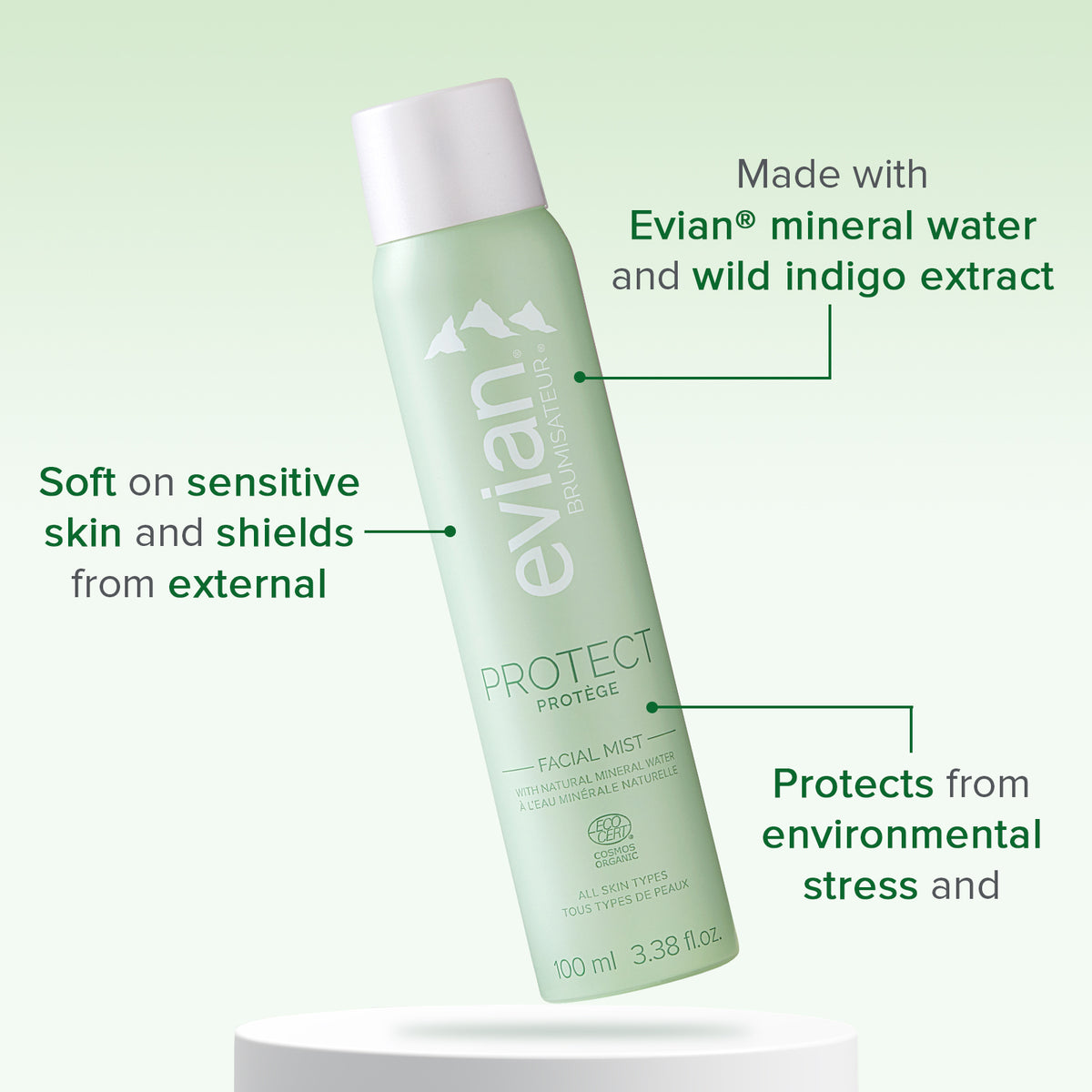 evian® Facial Mist Protect 100ml | ShopCorlison Singapore