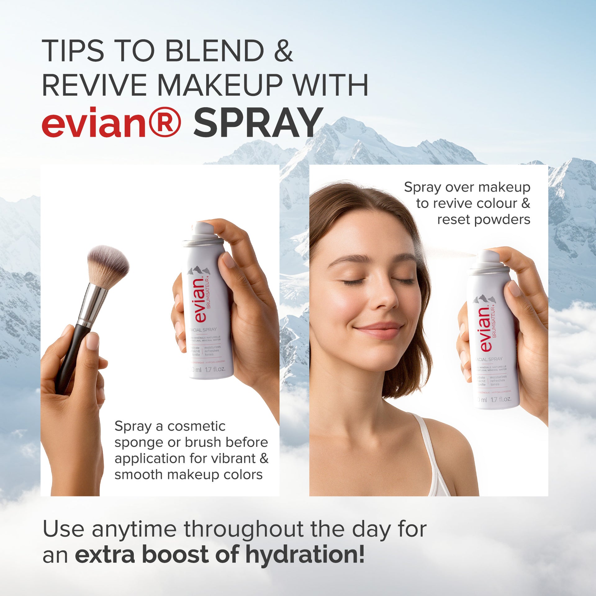 Evian Brumisateur® Facial Spray 50ml | ShopCorlison Singapore
