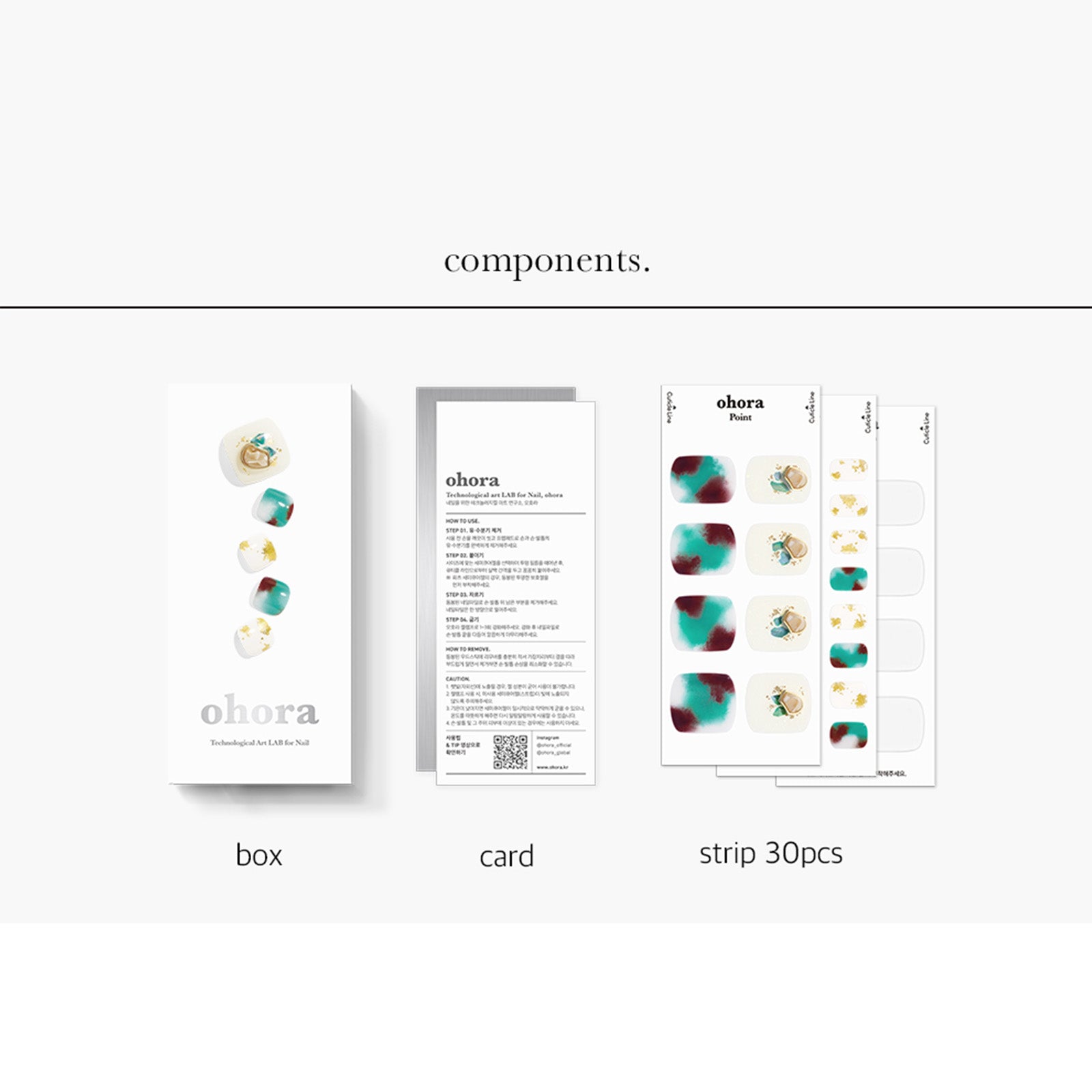 Ohora P Pacific Semi-cured Gel Nail Strips | ShopCorlison