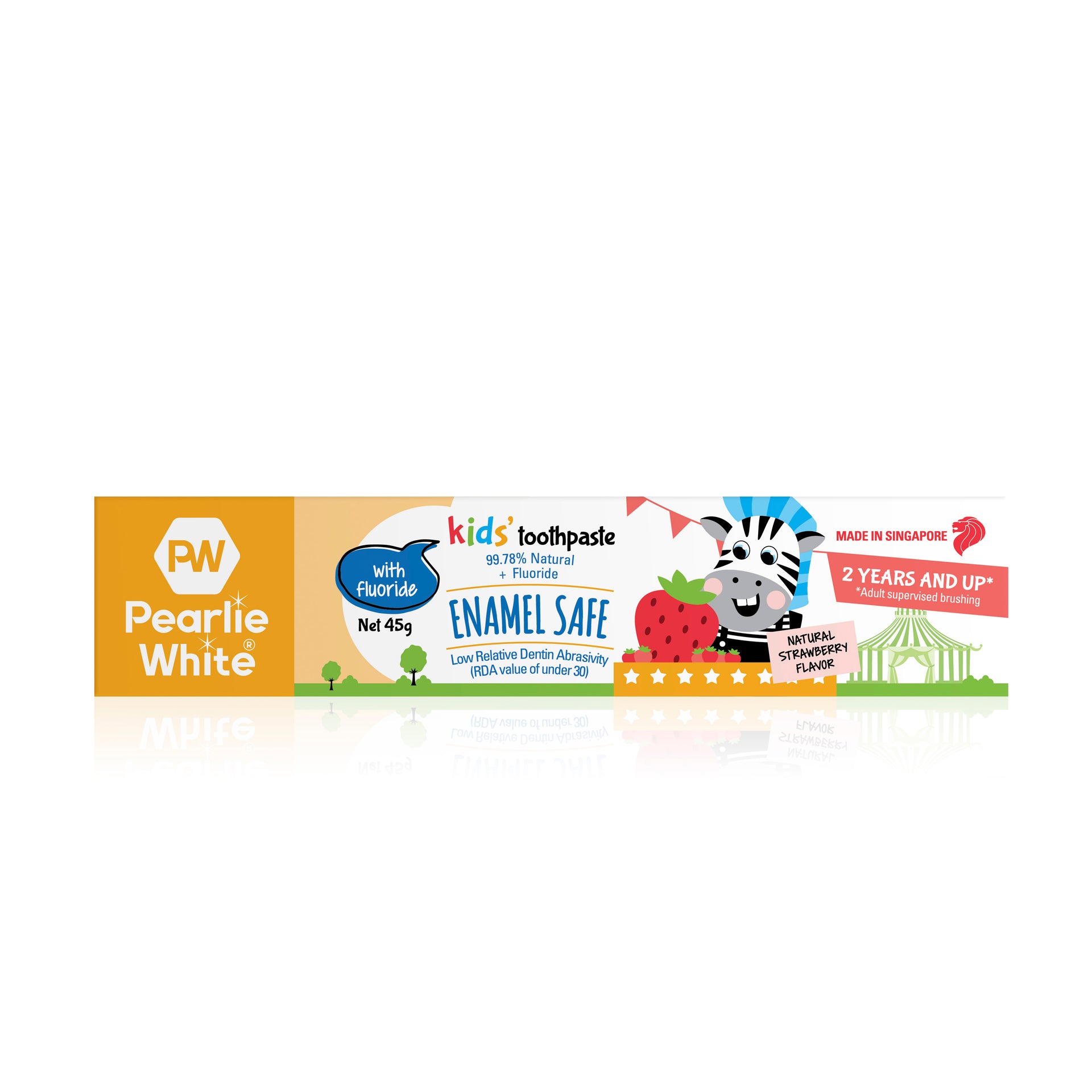 Pearlie White Enamel Safe Kids’ Toothpaste | ShopCorlison Singapore