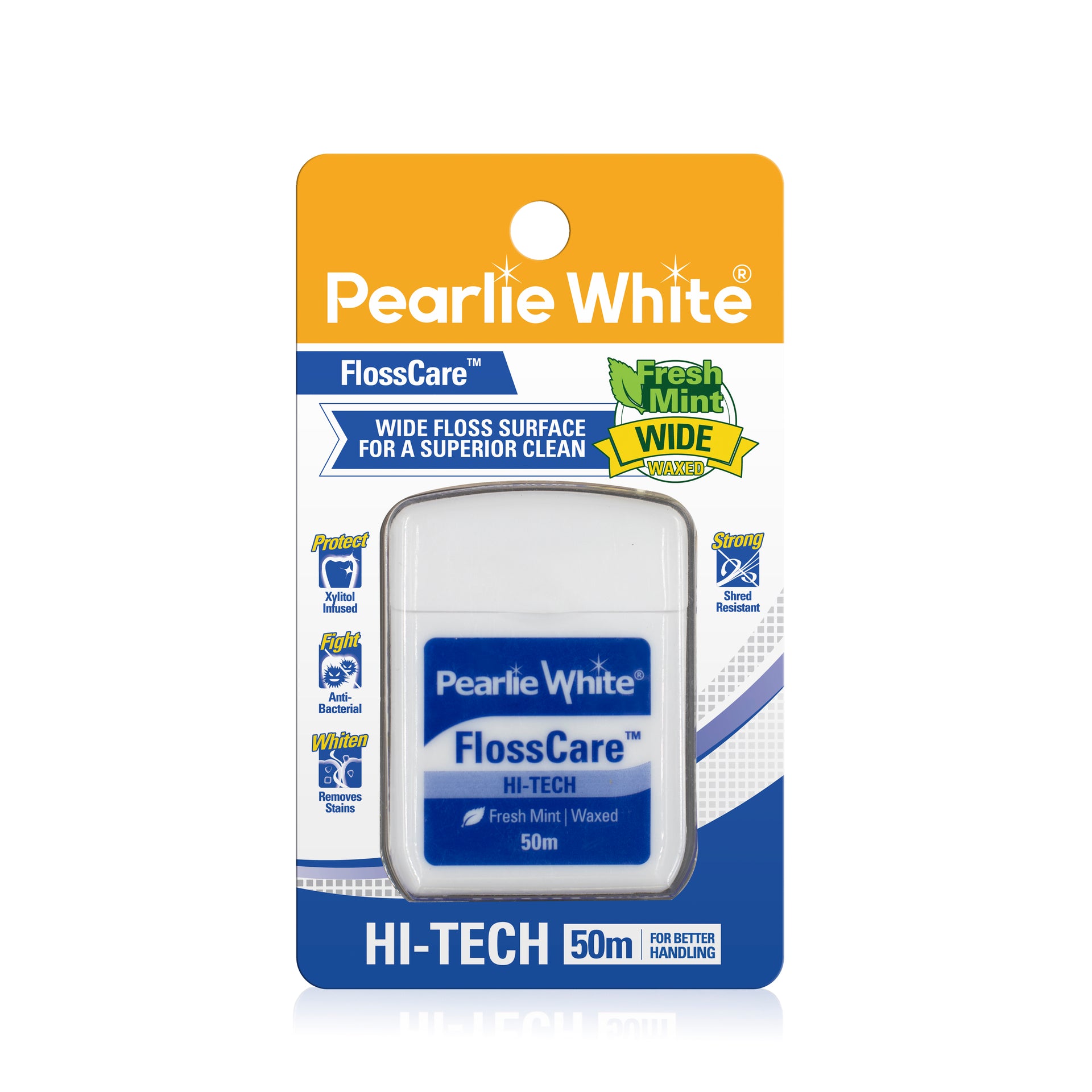 Buy Pearlie White FlossCare Waxed Mint Floss | ShopCorlison Singapore