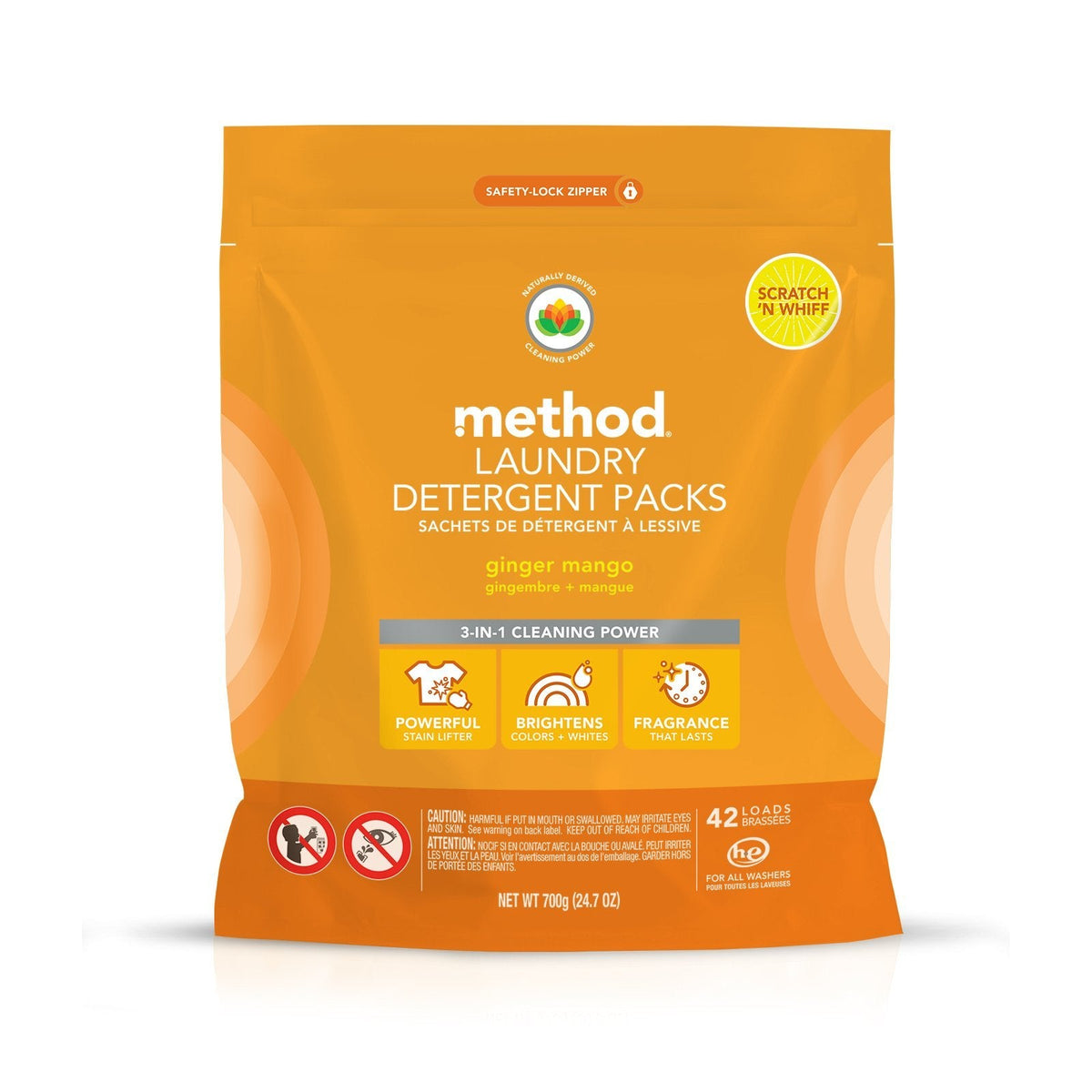 Buy Method Detergent Packs (Ginger Mango) | ShopCorlison Singapore