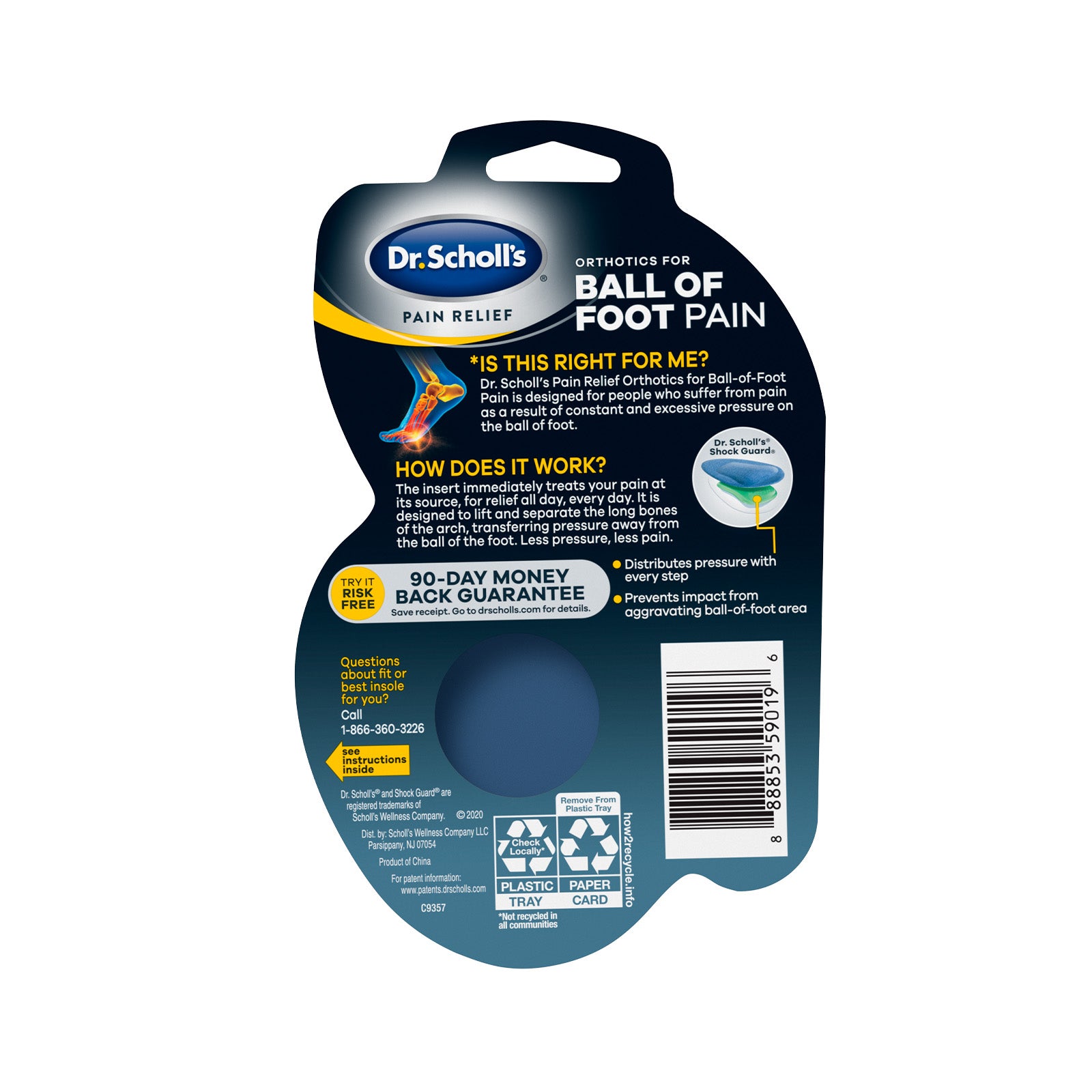 Dr.Scholls Pain Relief for Ball of Foot | ShopCorlison Singapore