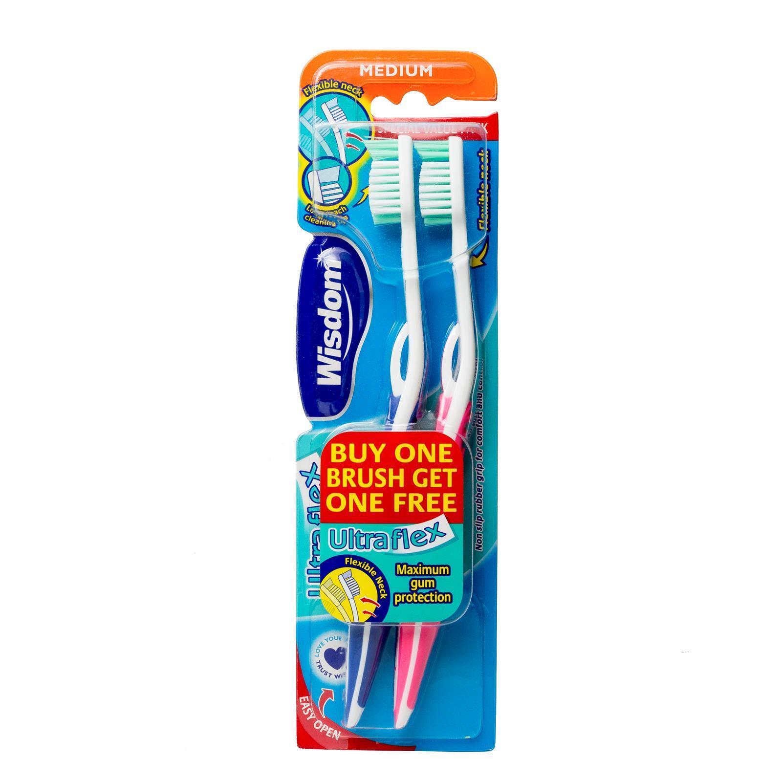 Buy Wisdom Ultra Flex Twin Toothbrush | ShopCorlison Singapore